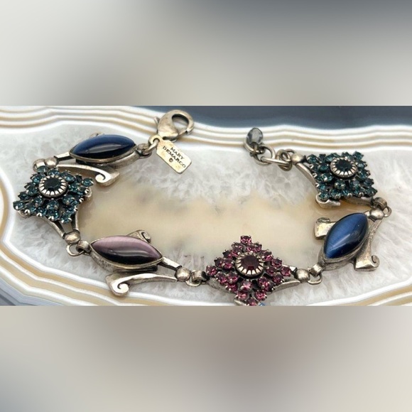 Mary Demarco | Jewelry | Designer Mary Demarco Vintage Colorful Cat Eye ...